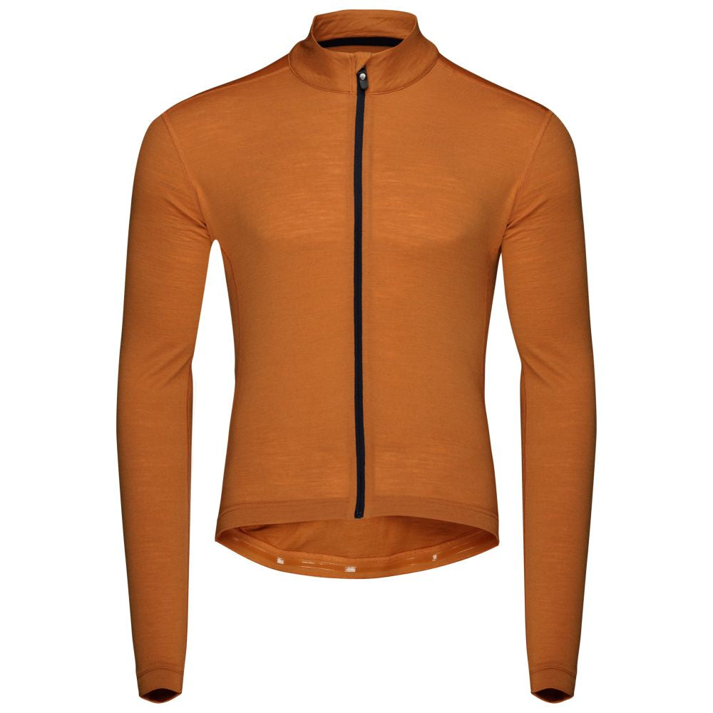 Vulpine | Mens Merino Blend Long Sleeve Alpine Jersey (Mustard)