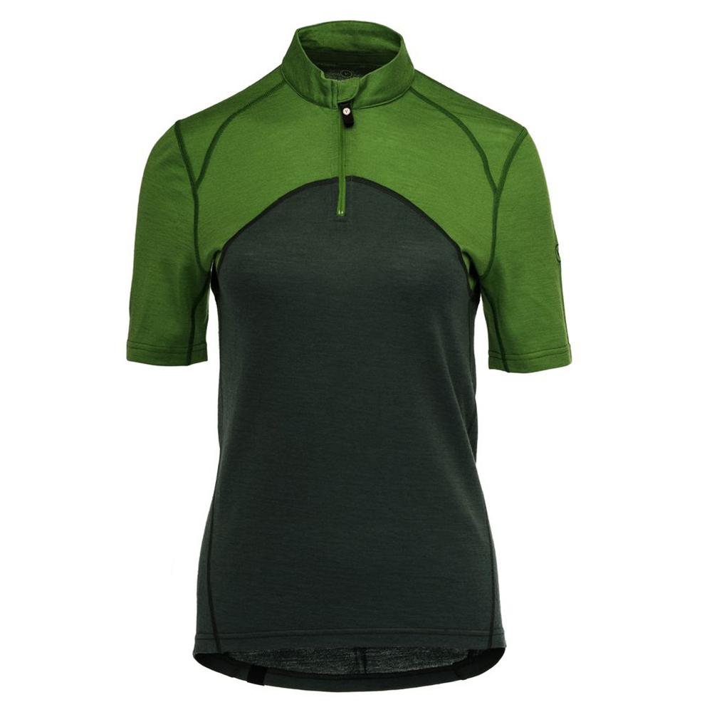 Womens Merino City Jersey (Forest Green/Vulpine Green) | Vulpine