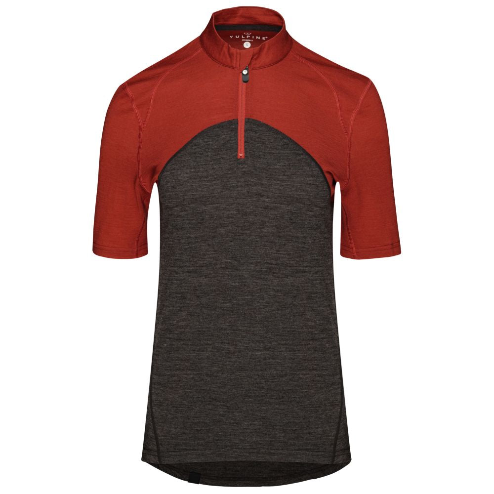 Vulpine | Womens Merino City Jersey (Rust/Charcoal)
